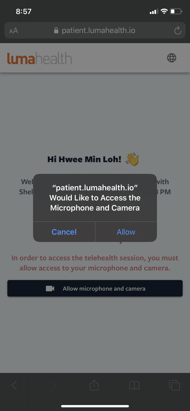 Telehealth: Patient User Guide – Luma Health